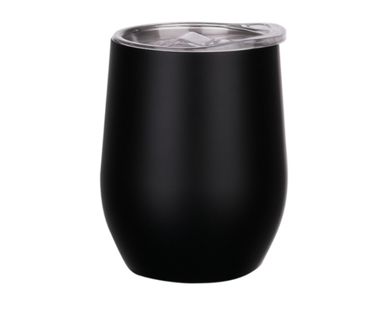 Double Wall Stainless Steel Egg Shape Mug – Curated Company